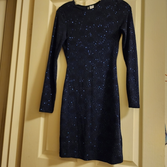 Divided | Dresses | Midnight Blue Shimmer Dress | Poshmark